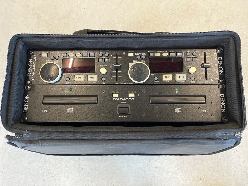 Denon DN-D4000 Doppel CD-Player im Stoff Case | Kaufen auf Ricardo