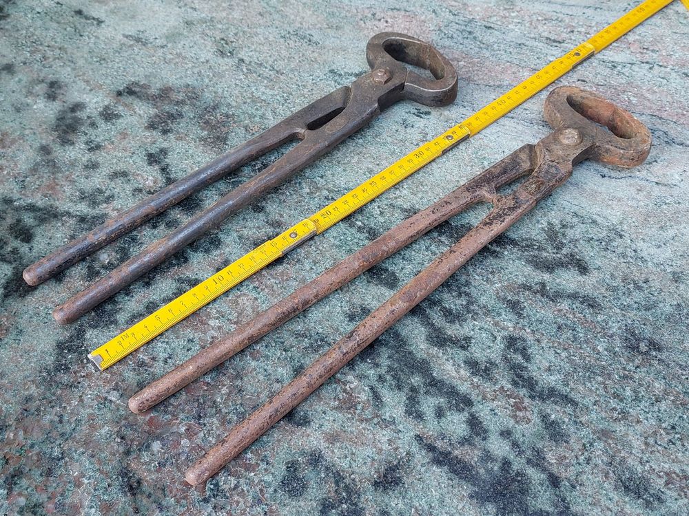 2 antike Zangen, ca. 39 cm und 45 cm lang (Gebraucht) in Muri b. Bern ...