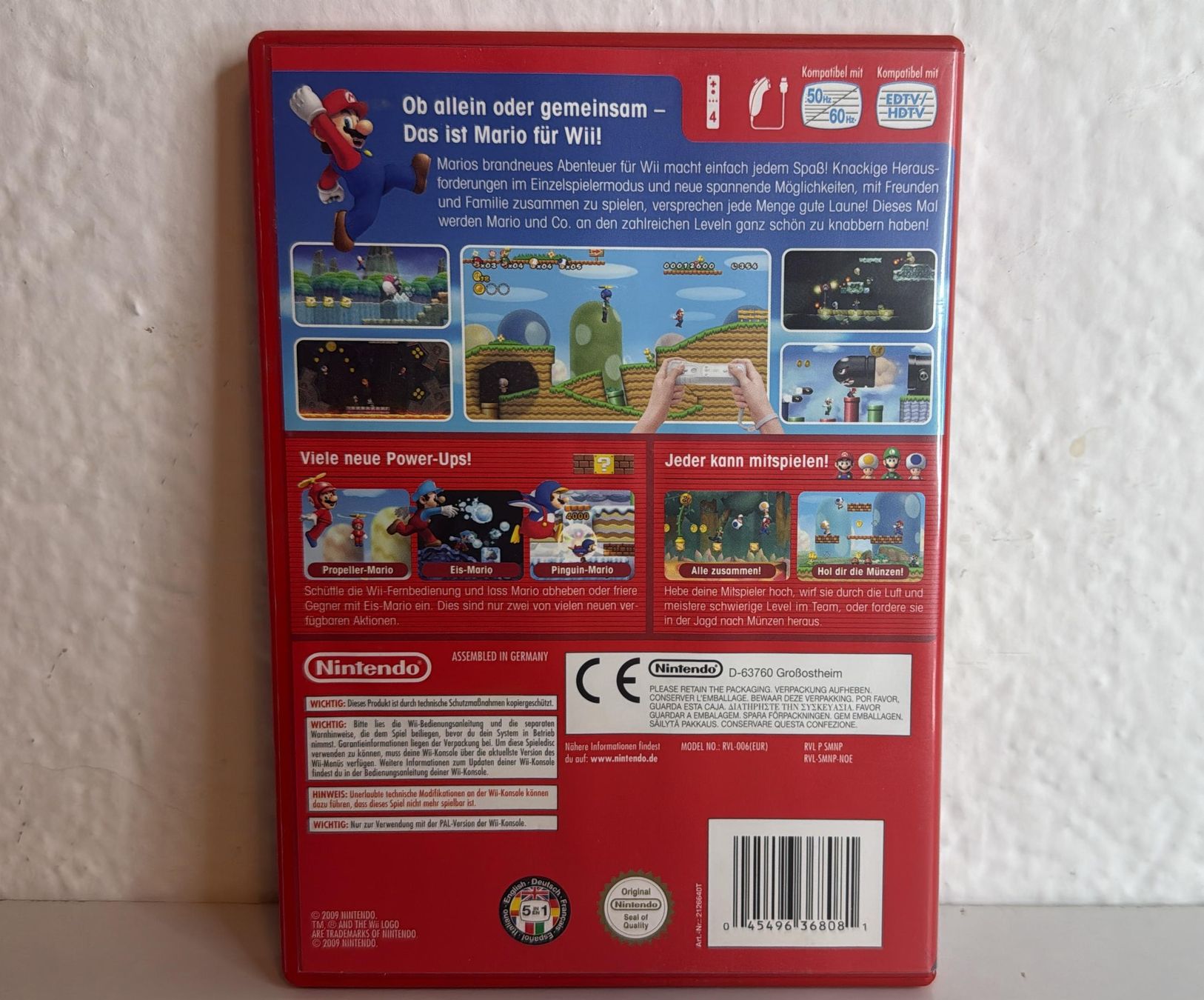 New Super Mario Bros. Wii - Super Zustand - Top Spiel! (Gebraucht) in ...