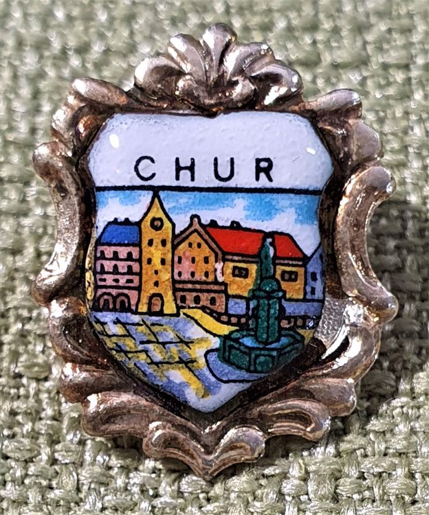 O979 - Alter Souvenir Pin - Chur (Gebraucht) in Reinach BL für CHF 2 ...