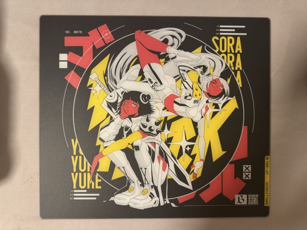 WALLHACK ARCADE TWINS PREMIUM GLASS GAMING MOUSEPAD #0078 (Neu (gemäss ...