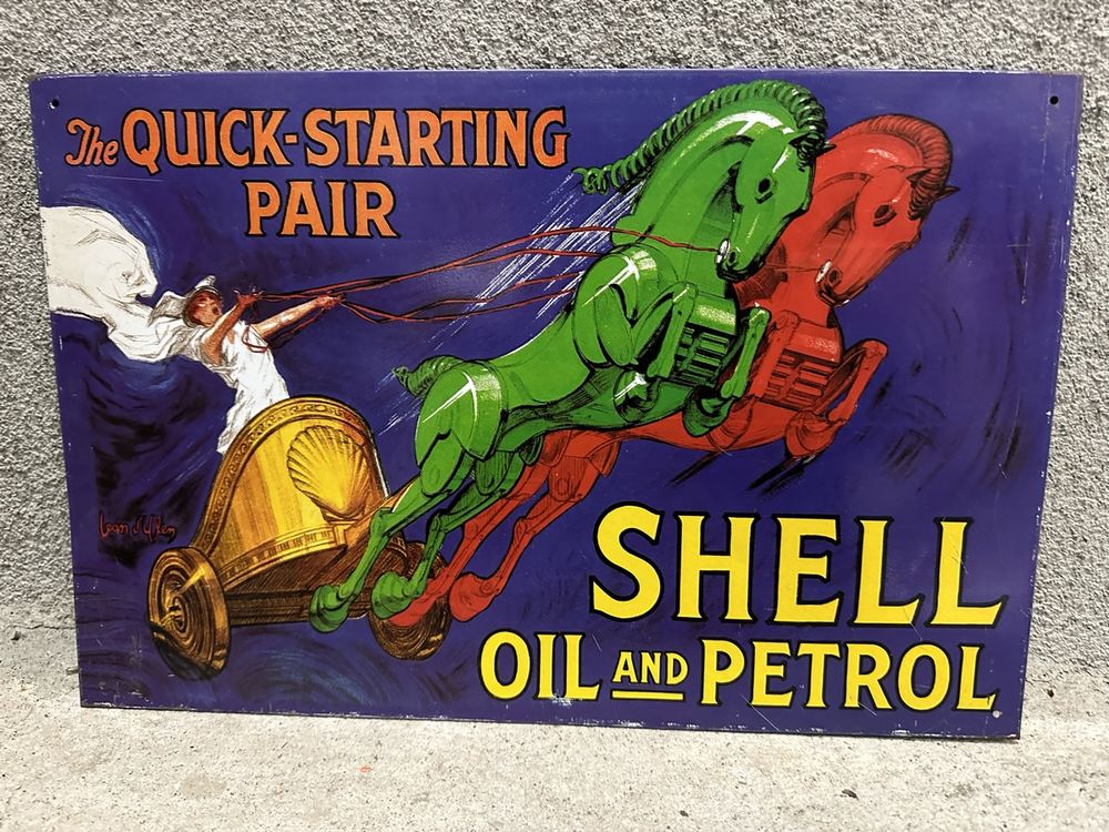 Shell öl Benzin Reklame Werbung (Gebraucht) in Reinach AG für CHF 29 ...