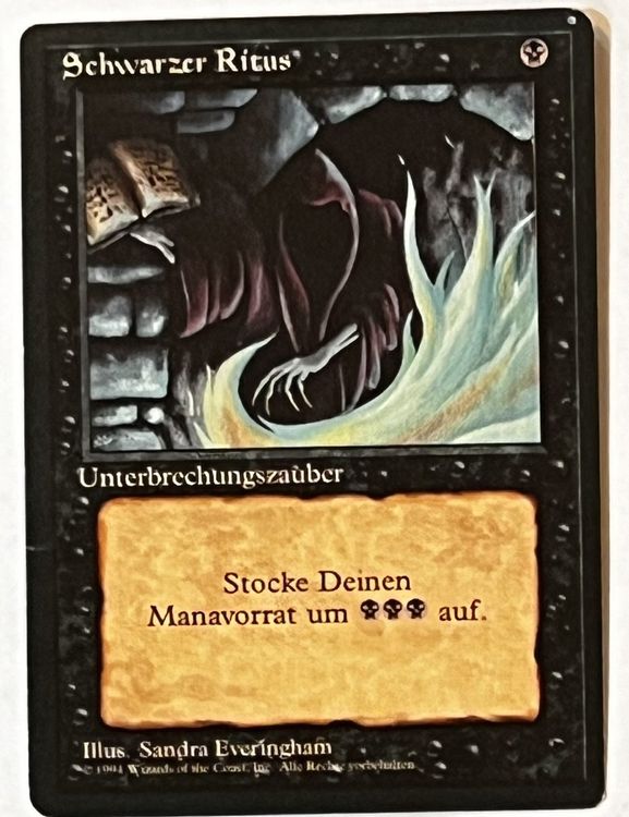 Magic The Gathering Schwarzer Ritus | Kaufen auf Ricardo
