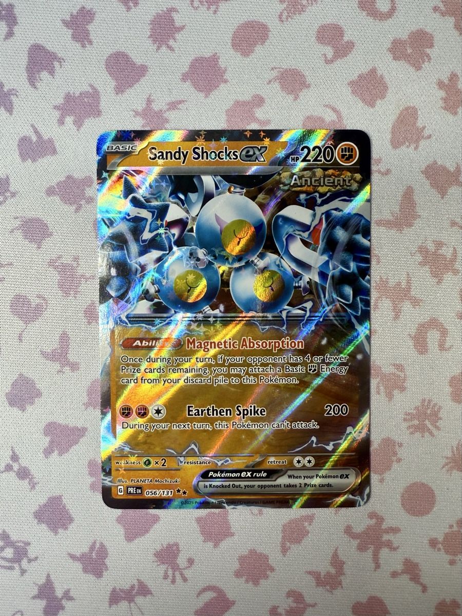 Pokemon Sandy Shocks ex Prismatic Evolutions (Neu (gemäss Beschreibung ...