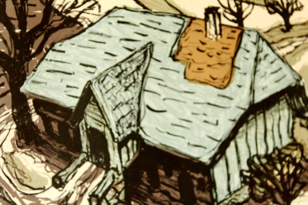 FRED STAUFFER (Swiss, 1892-1980) Bauernhaus, Lithographie (Gebraucht) in Bern für CHF 95 – mit ...