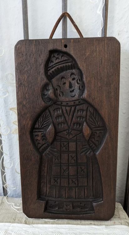 Antikes grosses Springerle Holz-Model Änis Lebkuchen (Gebraucht) in ...