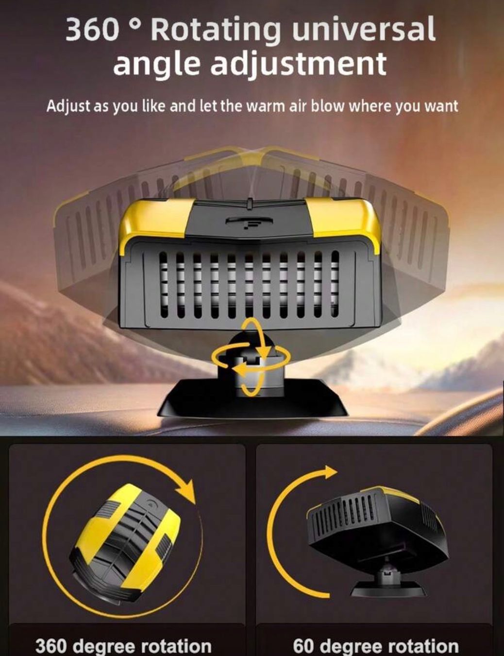 Auto Heizlüfter 12V/24V -Auto Heizung Defroster (Neu und ...