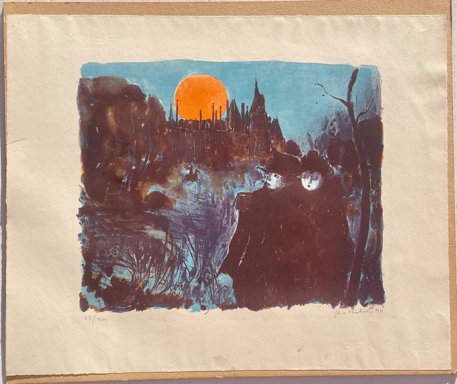 Geo Bretscher (1919– 2003) Lithografie Handsigniert Nr. | Kaufen auf ...