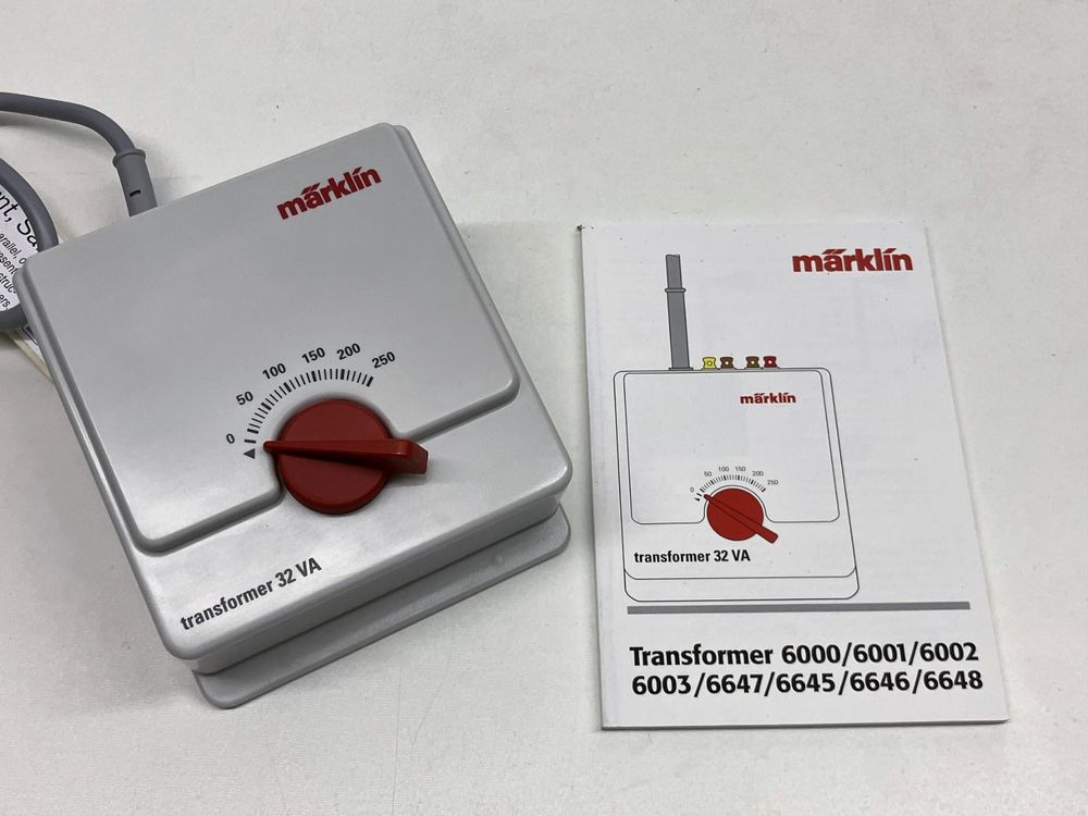 märklin 6647: transformer 32 VA - NEUWERTIG - geprüft (Neu (gemäss ...