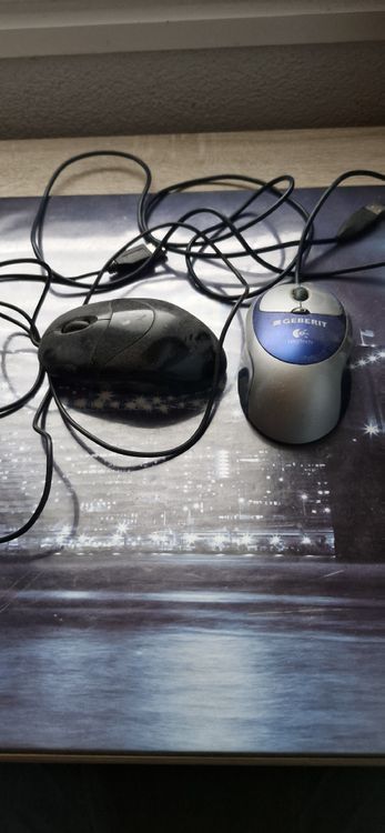 2x Computermaus (Laser mit USB-Kabel) (Gebraucht) in Deitingen für CHF ...