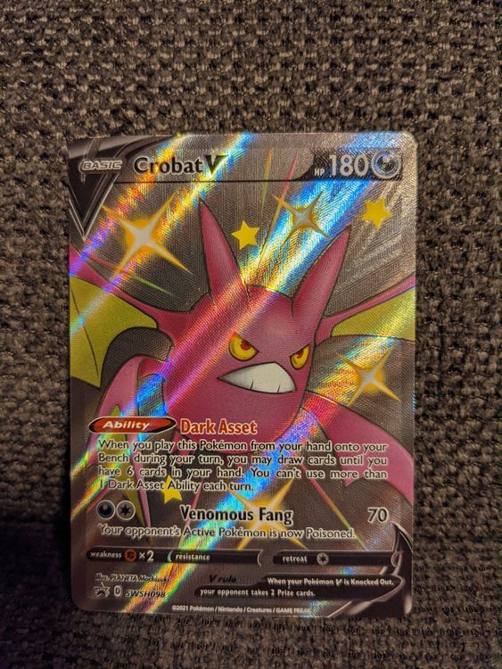 Crobat V Shiny SWSH098 (Gebraucht) in Fideris für CHF 3.5 – mit ...