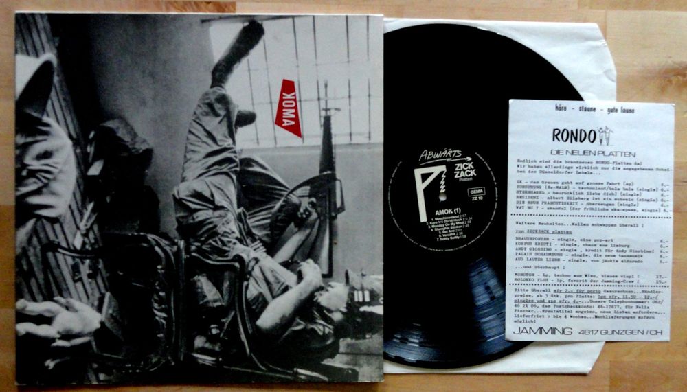 LP AMOK abwärts 1980 ZICK ZACK ZZ 10 New Wave Punk rar (Gebraucht) in ...