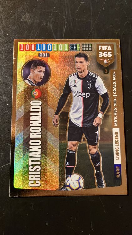 Cristiano Ronaldo Panini Adrenalyn FIFA 365 Living Legend (Neu (gemäss ...