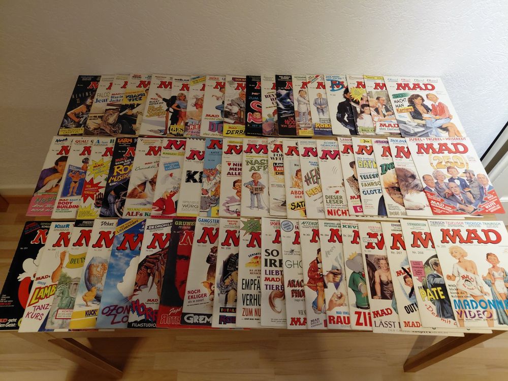 MAD Magazin 31 bis 300 + MÜD + BADman. Sehr guter Zustand (Gebraucht ...