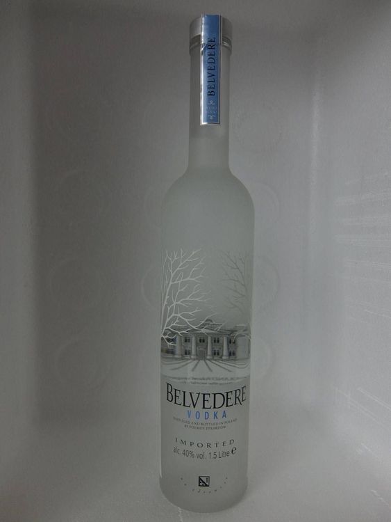 1 Magnum Flasche Vodka, Belvedere Vodka (Neu und originalverpackt) in ...