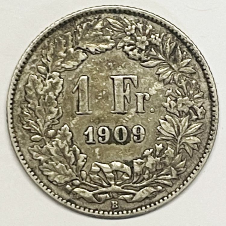 Suisse 1 Franc 1909 Argent | Kaufen auf Ricardo