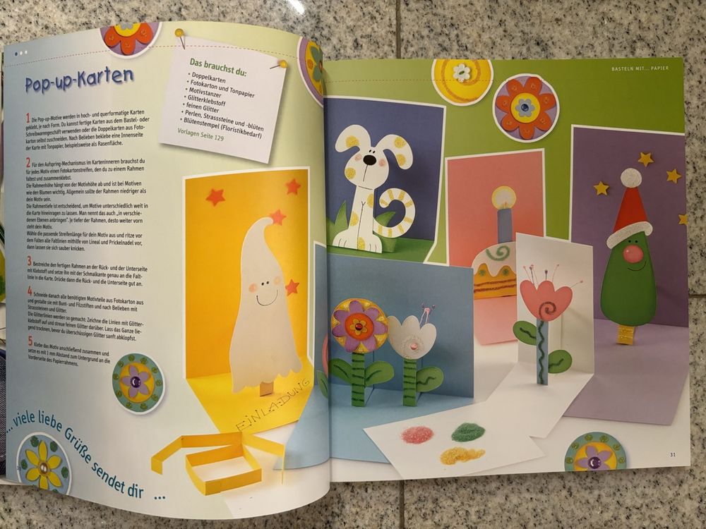 Basteln mit Kindern - 2 Bastelbücher mit tollen Ideen | Kaufen auf Ricardo