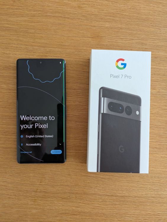Google Pixel 7 Pro - Black - 128GB - Screen defects (Gebraucht) in ...