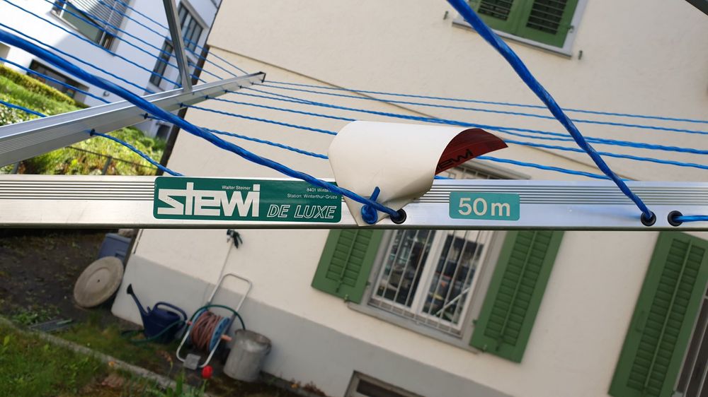 STEWI de luxe Wäschespinne mit 50 m Wäscheseil | Kaufen auf Ricardo