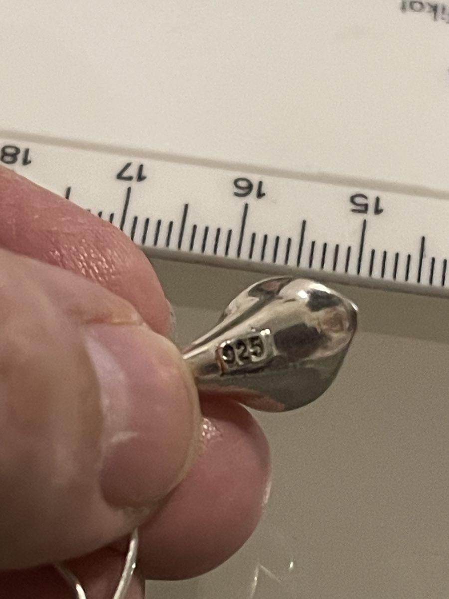 Vieux Pendentif argent 925 et perle / SVP lisez le texte (D'occasion) à ...