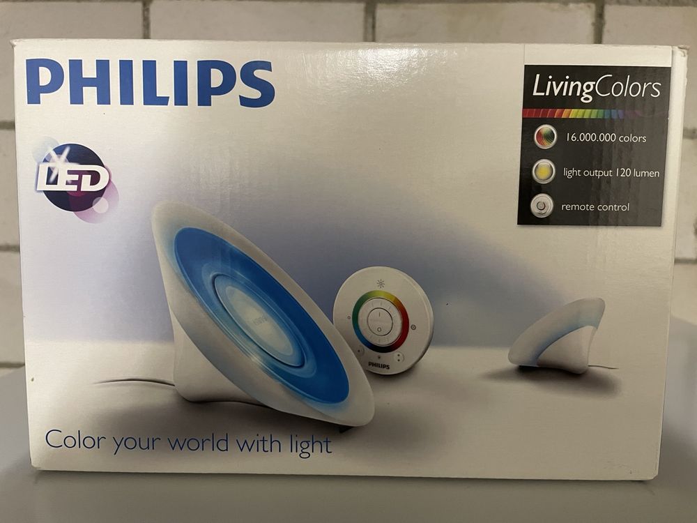 Lampe Philips Living Colors 16M couleurs télécommande (Gebraucht) in ...