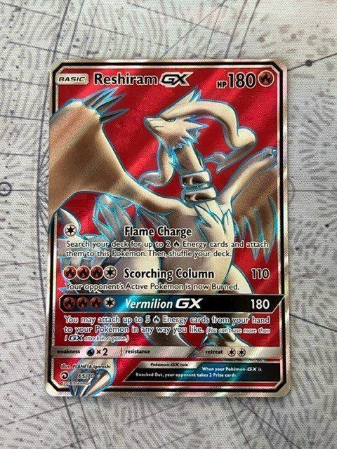Reshiram GX - Full Art Dragon Majesty 65/70 - EN | Kaufen auf Ricardo