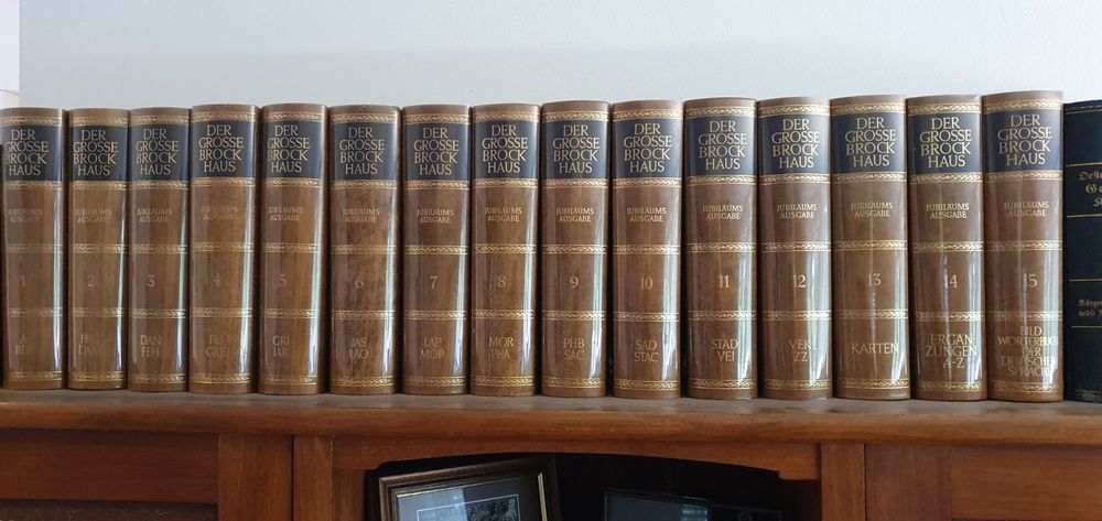 Der grosse Brockhaus Jubiläumsausgabe in Leder (Gebraucht) in für CHF ...