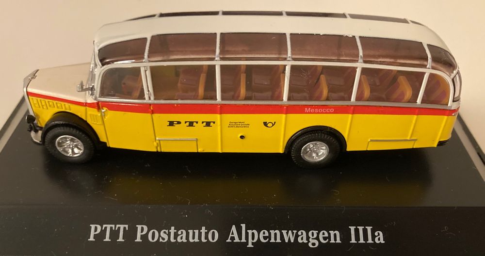 PTT Postauto Alpenwagen llla - Saurer - 1:87 (Gebraucht) in Stans für ...