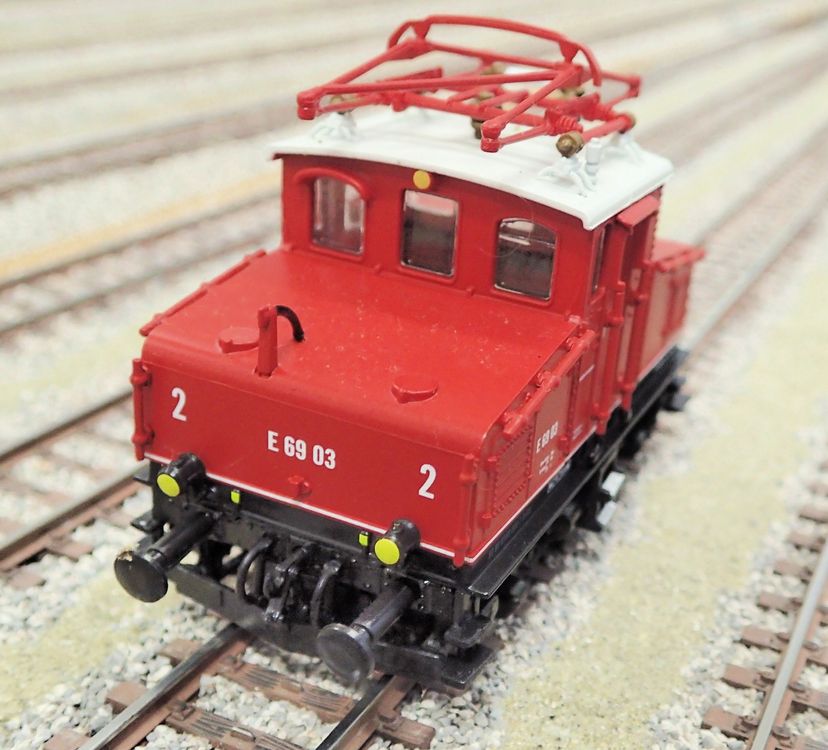 H0 - DB rote E-Lok E69 03 (Dummy Lok) (Neuf (Voir description)) à ...