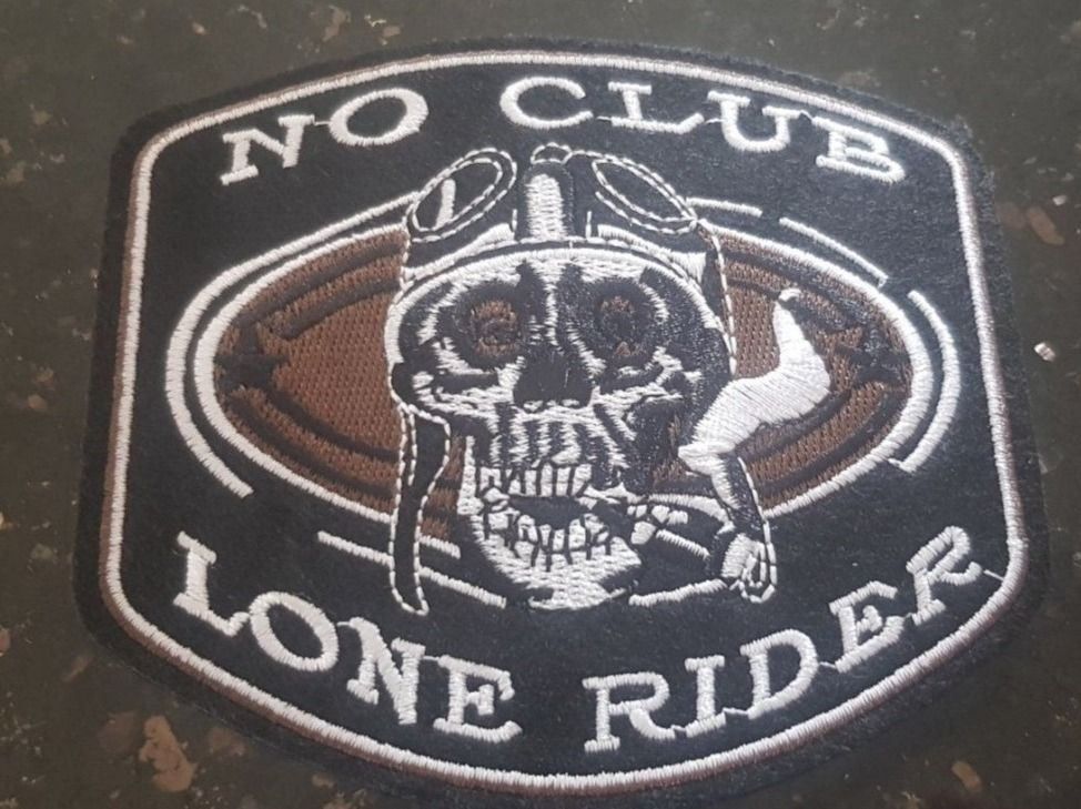 Lone Rider Biker Patch Aufnäher (Neu und originalverpackt) in Nyon für ...