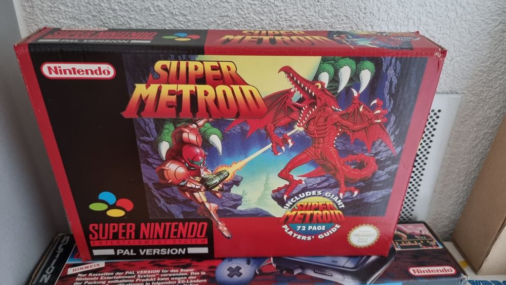 SUPER METROID BIG BOX - SUPER NINTENDO - SNES - PAL UK - OVP | Kaufen ...
