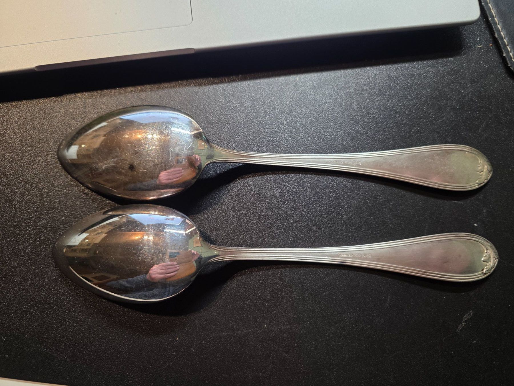 2 Wellner Silber Suppen Löffel 150 Gramm 90 -45 (Gebraucht) in ...