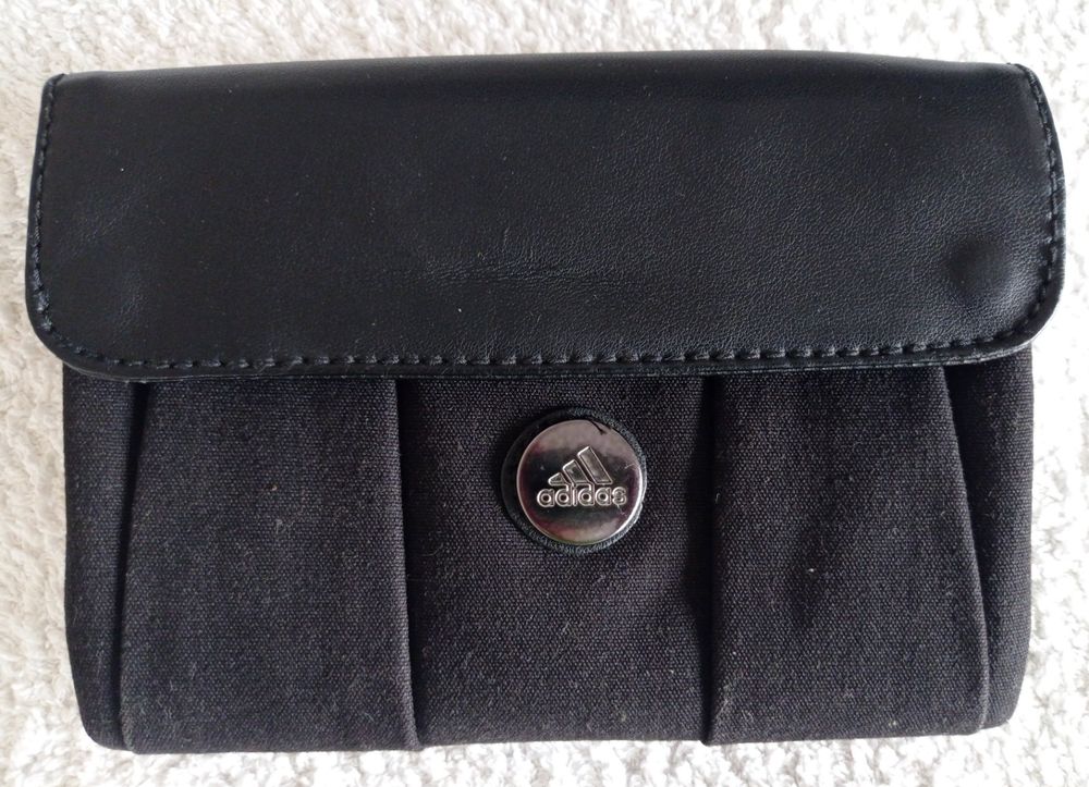 Adidas Portemonnaie Geldbeutel schwarz 16x12cm | Kaufen auf Ricardo