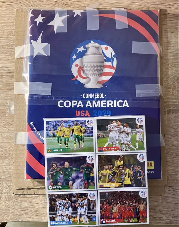 Panini Copa America 2024 Komplettset + Album leer US (Neu (gemäss ...