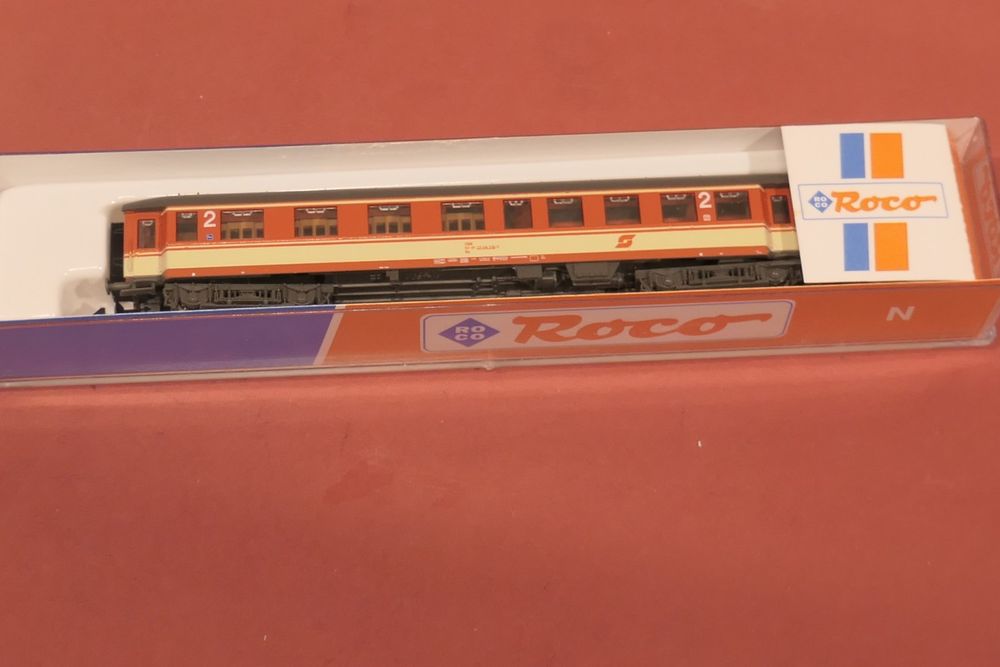 Roco ÖBB Eilzugwagen Jaffa-Lackierung, KKK, OVP, top (Gebraucht) in ...
