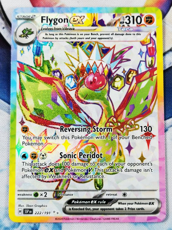 Pokémon Flygon ex 222/191 Surging Sparks EN (Neu (gemäss Beschreibung ...