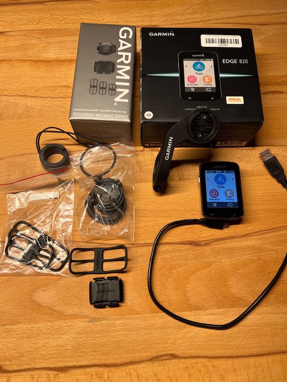 Garmin Edge 820 inklusive 2 Sensoren (Gebraucht) in Uebeschi für CHF ...