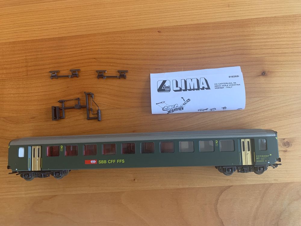 Lima L309268 SBB Personenwagen EW I 2.Kl. mit neuem Logo (Gebraucht) in ...