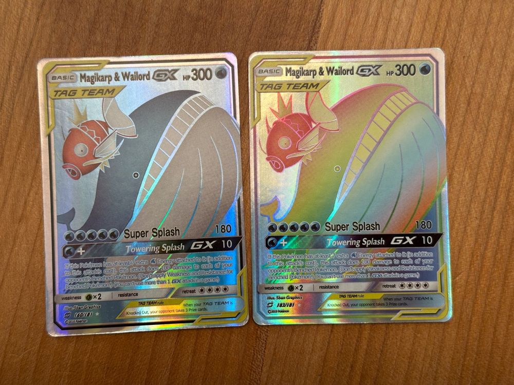 Pokemon GX Tag Team Magikarp & Wairlord /Rainbow | Kaufen auf Ricardo