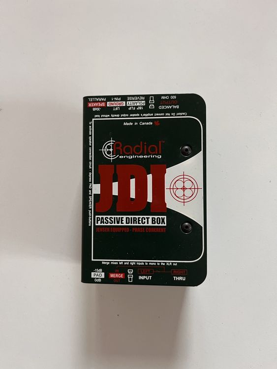 Radial JDI Passive DI-Box Jensen Trafo (Gebraucht) in Liestal für CHF ...