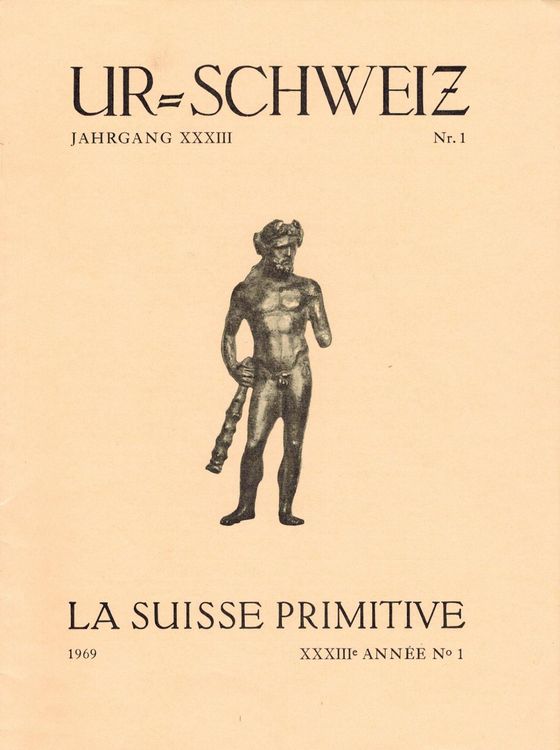 Archäologie: Ur-Schweiz Jg. 33, 1969 (Neu (gemäss Beschreibung)) in Biel-Benken BL für CHF 2 ...