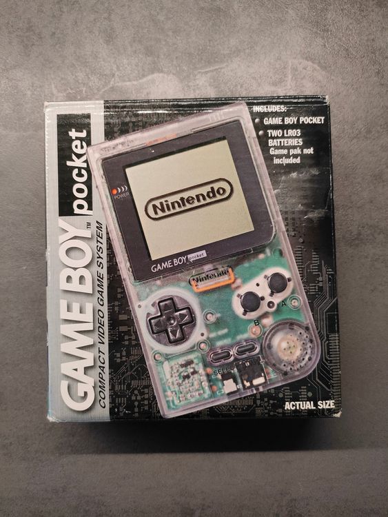 Gameboy Pocket Transparent mit OVP | Kaufen auf Ricardo