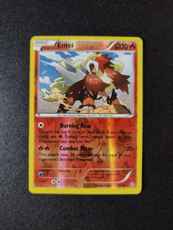 Entei 14/98 Reverse Holo Pokémon Ancient Origins 15 EN ab 1. (Gebraucht ...