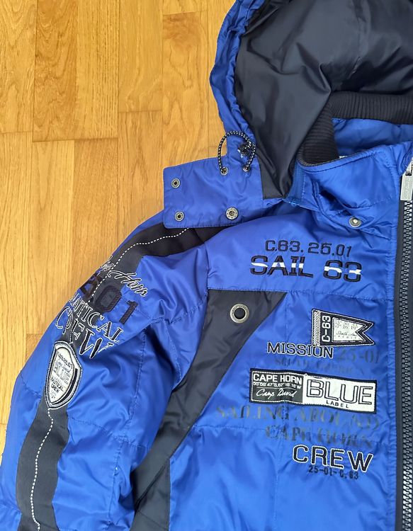 Camp David Herren Winter Jacke mit Daunen Gr. L Blau (Gebraucht) in ...