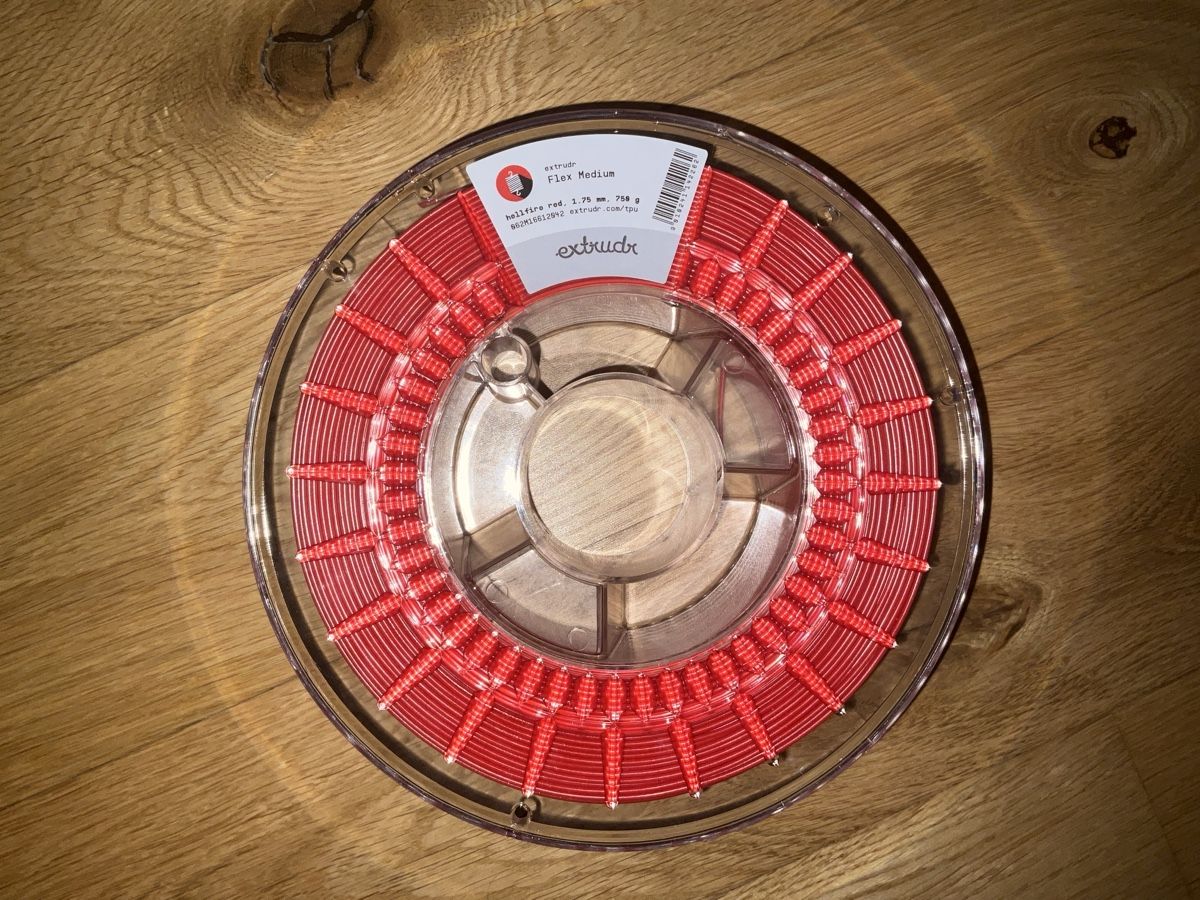Extrudr Flex Medium, Hellfire red, 3D-Druck Filament (Gebraucht) in ...