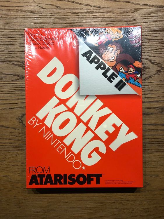 1981 Donkey Kong Apple II / Atarisoft (Neu und originalverpackt) in ...
