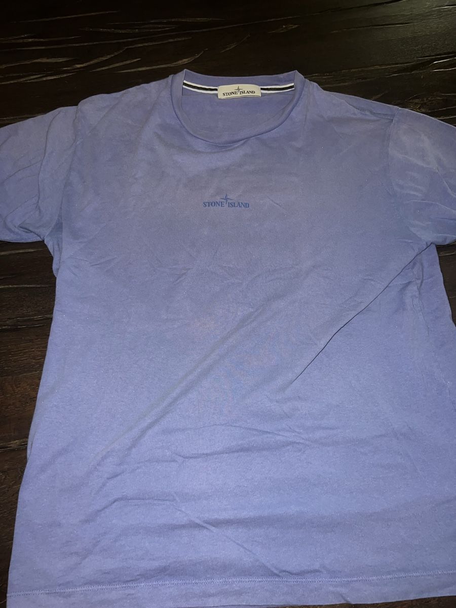 Stone Island T-Shirt hellblau, Grösse L - Top Zustand! (Neu (gemäss ...
