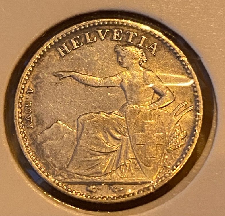 50 Rappen 1851. A (Gebraucht) in Zäziwil für CHF 66 – mit Lieferung auf Ricardo kaufen