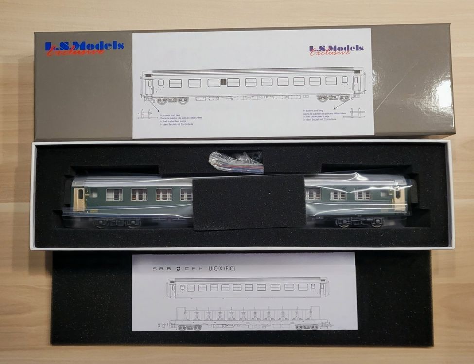 LS Models 9721 SBB CFF FFS UIC-X RIC Liegewagen Bc H0 DC (Neu und ...