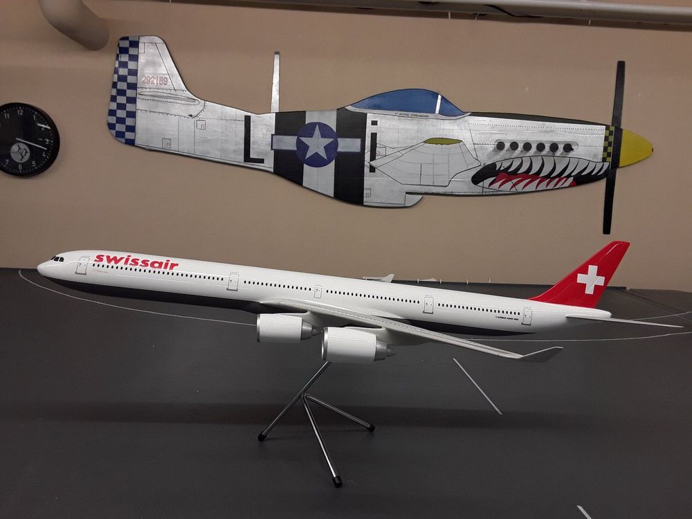 A 340 SWISSAIR 1:100 Resin (Neu (gemäss Beschreibung)) in Männedorf für ...